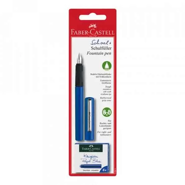 Naliv pero Faber Castell + patrone plavo 149811