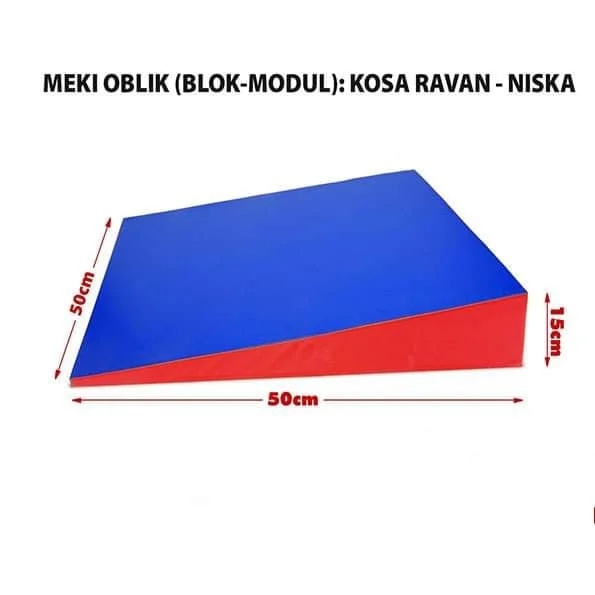 Kosa ravan strunjača 15x50x50cm