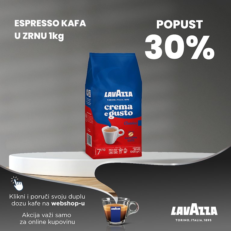 Crema e Gusto Classico 1kg Zrno