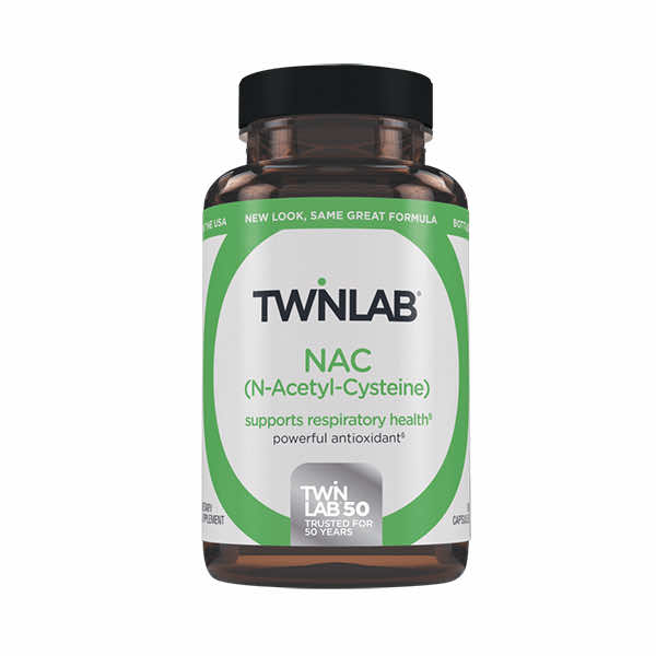 Twinlab NAC (N-Acetyl-Cysteine) – 60 kapsula