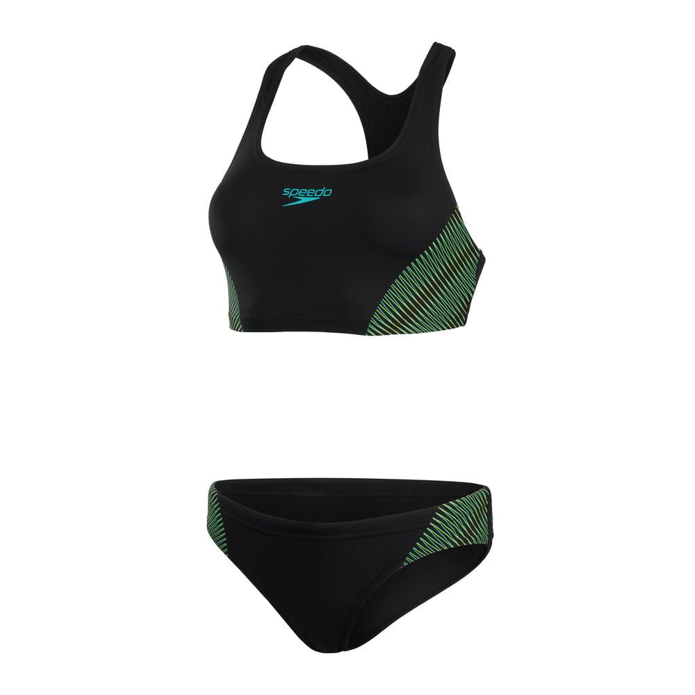 Speedo bikini kupaći kostim – Placement Racerback (Crni)