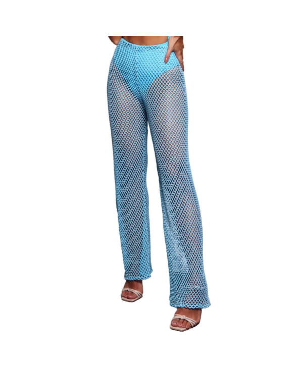 Fishnet Pants Blue