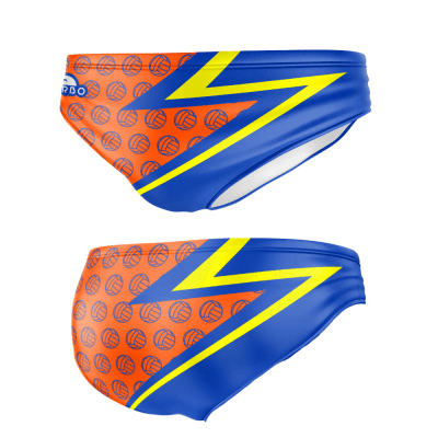Turbo kupaće gaće za vaterpolo – Zig-Zag Neon