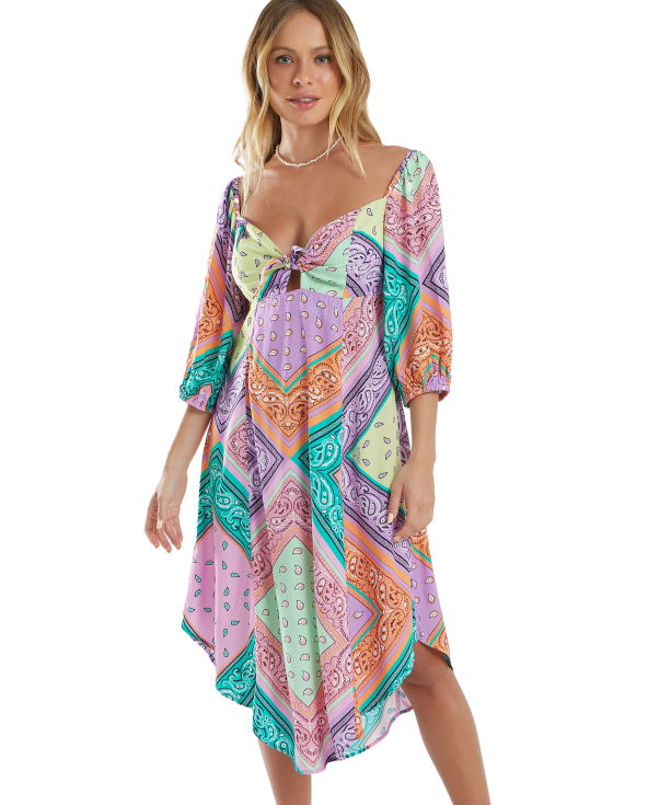 Bahamas Bandana Midi Dress