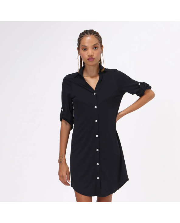 Copenhagen Fpu50+ Shirtdress Black Uv