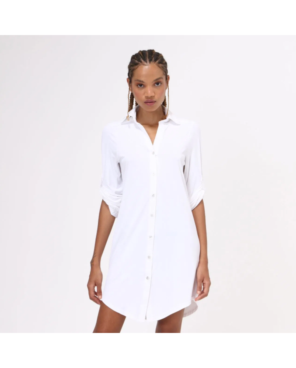 Copenhagen Fpu50+ Shirtdress White Uv