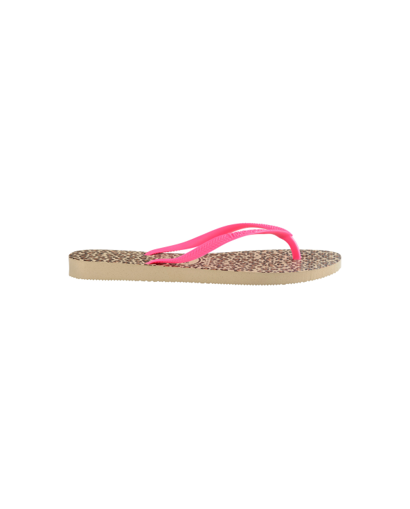 Havaianas Slim Animals Sandgrey/Pink