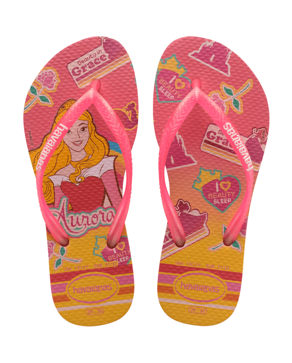 Havaianas Kids Slim Princess Rosa Flux