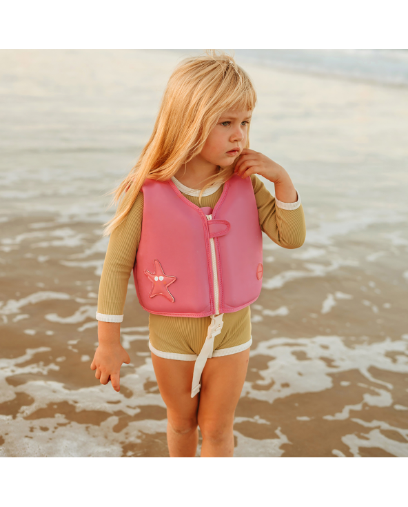 Swim Vest Ocean Tresure Rose Max 30Kg 3-6 Years