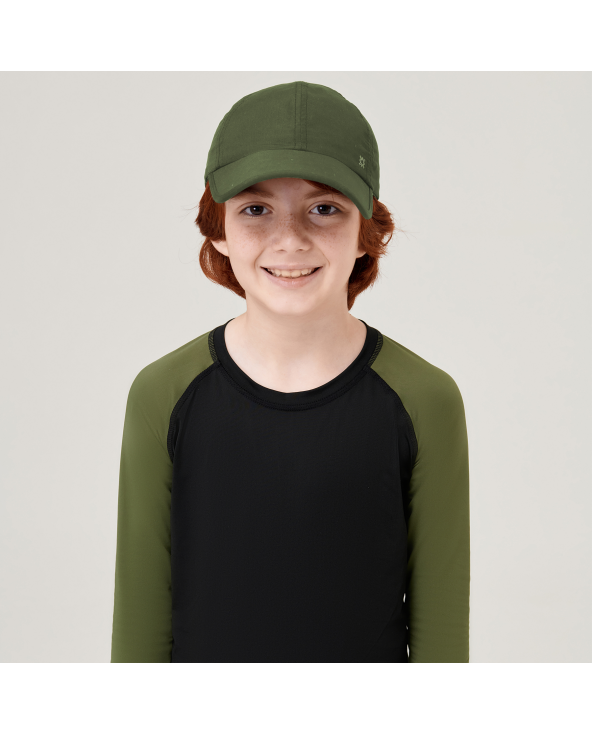 Cap Teen Colors Verde Militar Upf50+