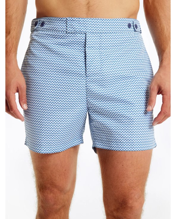 Tailored Swim Shorts Copacabana Slate Blue