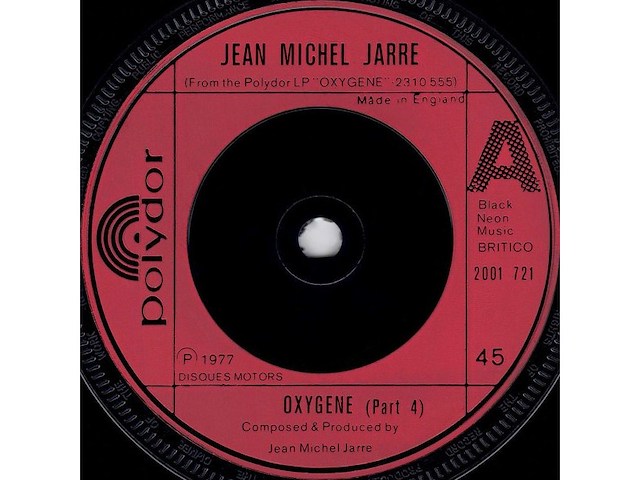 Jean Michel Jarre – Oxygene (Part 4) SINGL
