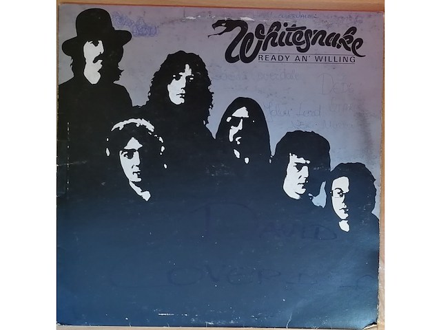 LP WHITESNAKE - Ready An` Willing (1981) VG-, 2. press