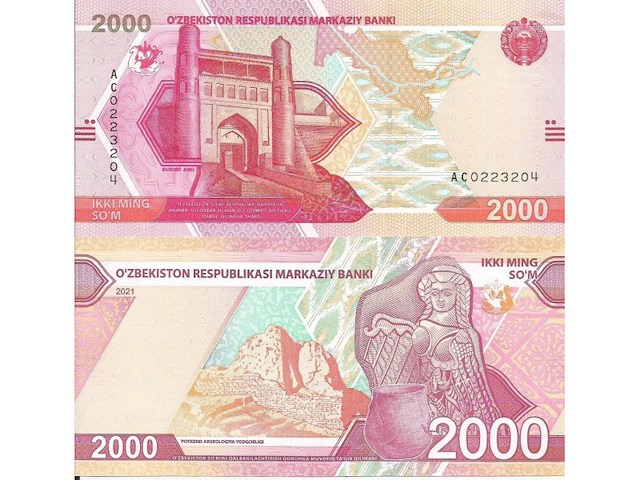 Uzbekistan 2000 som 2021. UNC