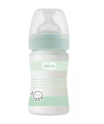 Chicco WB staklena flašica za bebe 0m+ 150ml - Green - A075863