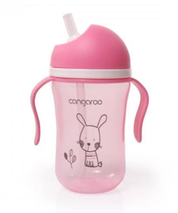 Cangaroo šolja za bebe Bunny Pink 300ml C0587 - CAN3423