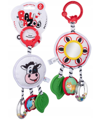 Bali Bazoo plišana igračka za bebe Double Sided Toy BZ80366