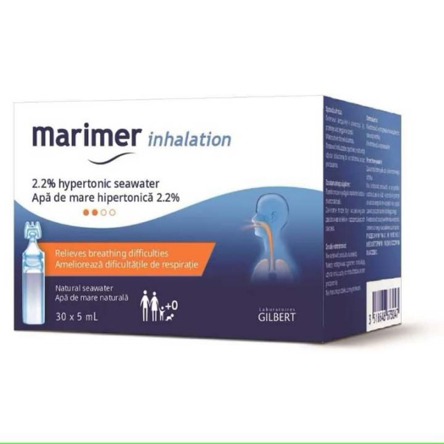 MARIMER INHALATION HYPERTONIČNI RASTVOR 2,2% 5 ML 30 AMPULA