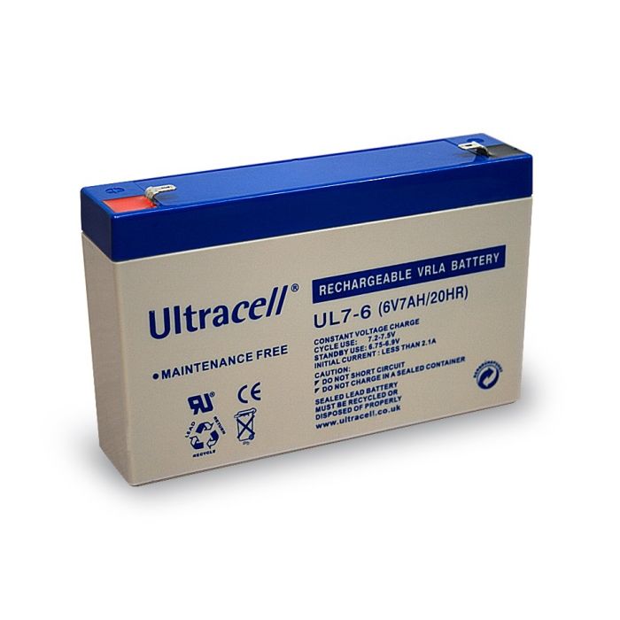 Ultracell Akumulator 6V 7Ah
Ultracell Akumulator 6V 7Ah