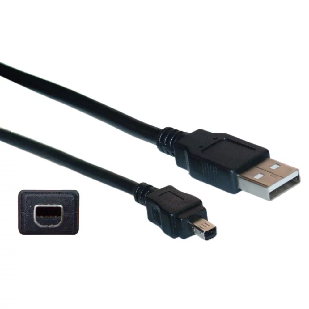 Kabl USB A - USB mini B 1m USB400A/B