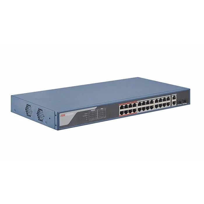 HikVision DS-3E1326P-EI 24-portni PoE switch + 2x SFP
HikVision DS-3E1326P-EI 24-portni PoE switch + 2x SFP