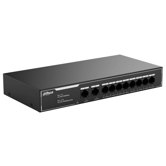 Dahua SG1010LP 8-portni gigabitni PoE switch
Dahua SG1010LP 8-portni gigabitni PoE switch