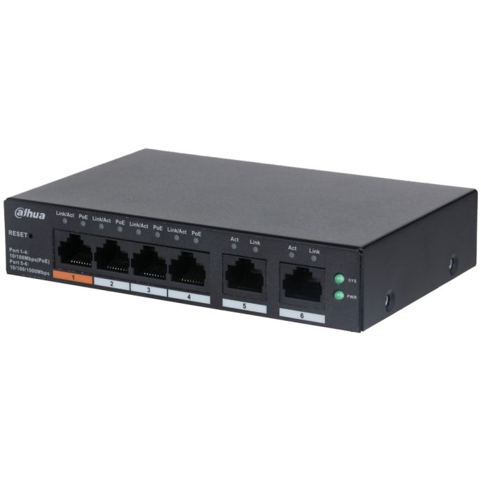 Dahua CS4006-4ET-60 4-portni PoE switch
Dahua CS4006-4ET-60 4-portni PoE switch