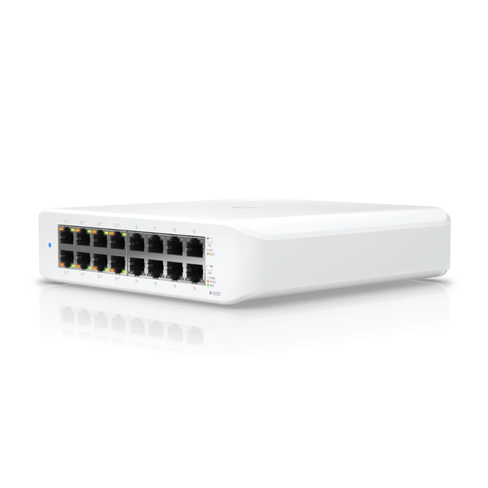 Ubiquti USW-LITE-16-POE-EU 16-portni 45W PoE switch
Ubiquti USW-LITE-16-POE-EU 16-portni 45W PoE switch