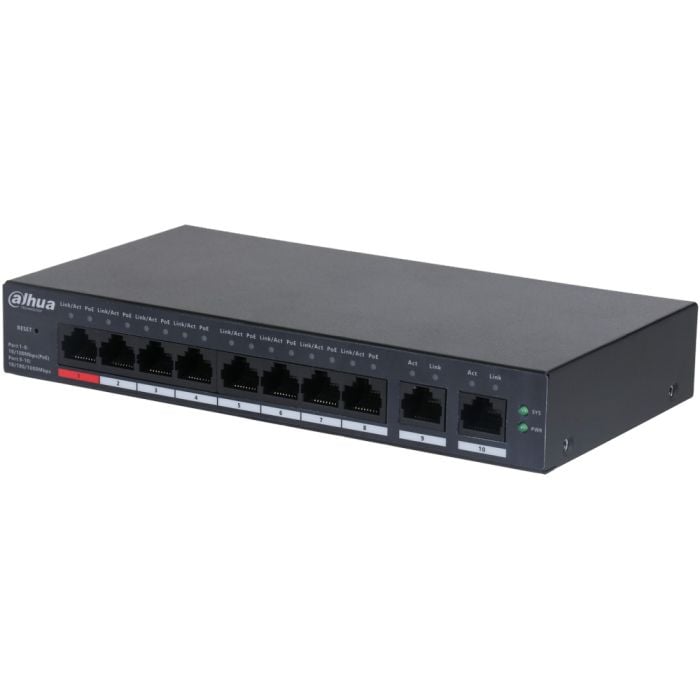 Dahua CS4010-8ET-110 8-portni PoE switch
Dahua CS4010-8ET-110 8-portni PoE switch