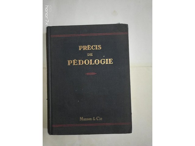 Precis de Pedologie (Udžbenik pedologije)