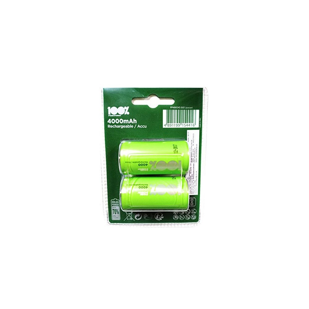 Bat. NiMh R20 D 1,2V 4000mAh 2X