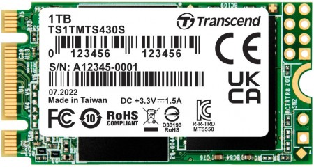 TRANSCEND 1TB M.2 2242 TLC TS1TMTS430S