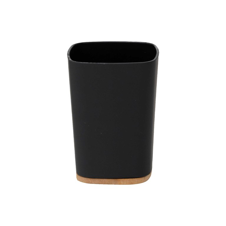 Čaša za četkice ABS bambus crni 61110103