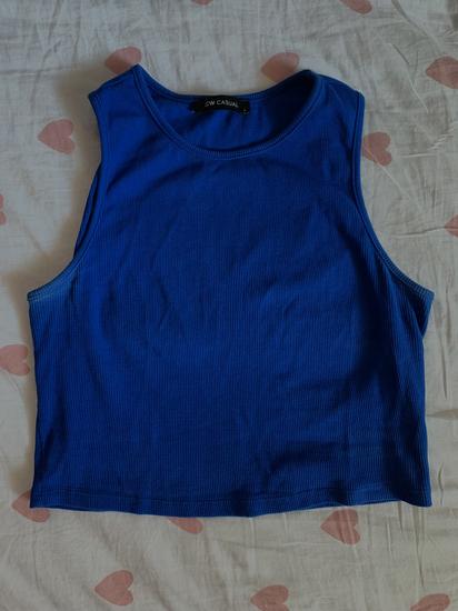 Royal blue croptop