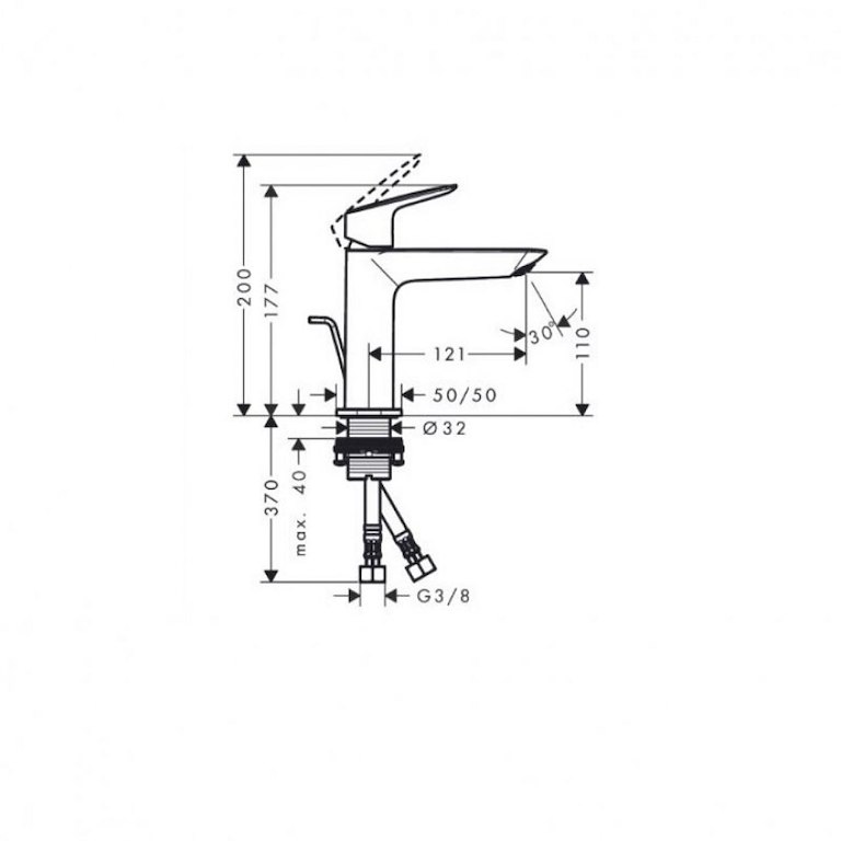 HG LOGIS FINE SLAVINA ZA LAVABO 110