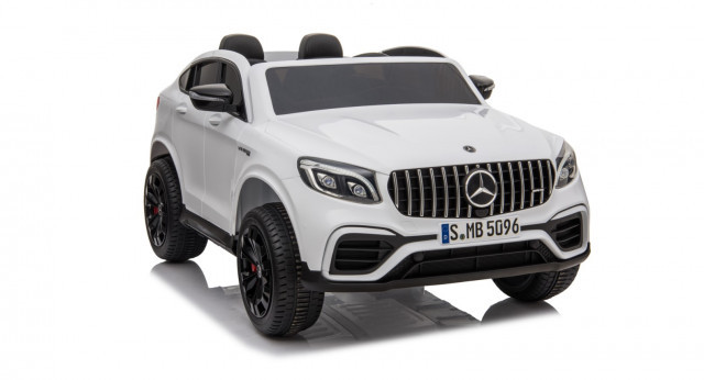 Mercedes GLC AMG 63S - Beli Licencirani Dvosed 4x4 model 311 sa kožnim sedištima i mekim gumama