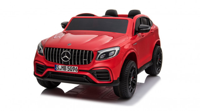 Mercedes GLC AMG 63S - Metalik crveni Licencirani Dvosed 4x4 model 311/1 sa kožnim sedištima i mekim gumama