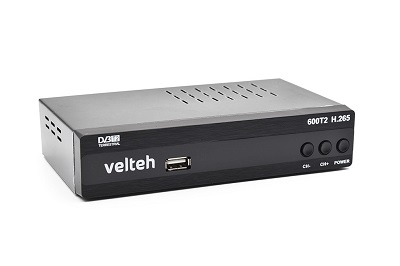 Set top box DVB-T2 - digitalni risiver VELTEH 600T2 H265