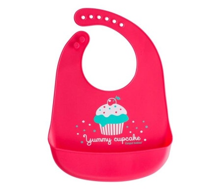 Canpol babies silikonska portikla cupcake 9m+ (74/020) - red ( 74/020_red )