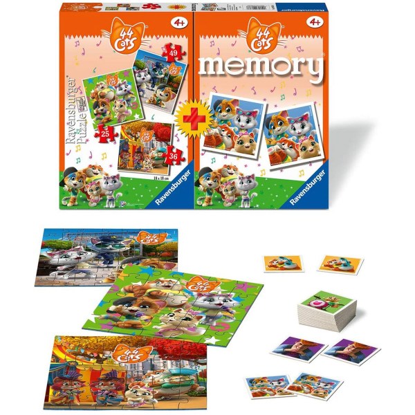 Ravensburger društvena igra – Memorija 44 Cats RA20676