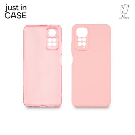 Just in Case 2u1 Extra case MIX paket PINK za Redmi Note 11 ( MIX312PK )