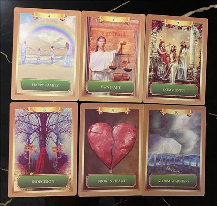 Tarot energy oracle karte