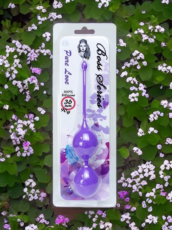 Silicone Kegel Balls 36mm Purple Kegelove Kuglice 7500006