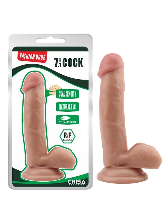 Realisticni dildo Fashion Dude- 7.1 CN711774234 Inch Cock-Flesh