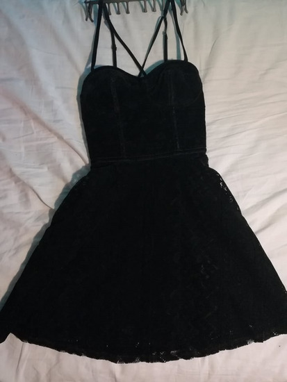 Crna haljina Hollister 1700%