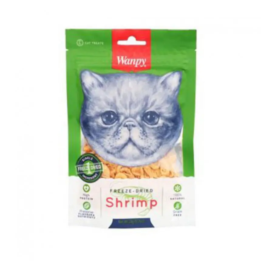 Wanpy Freeze Dried Shrimp for Cats 20g