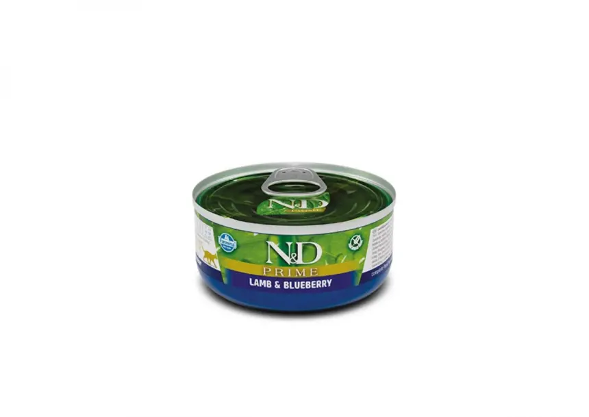 N&D Can Cat Prime Lamb&Blueberry 70g