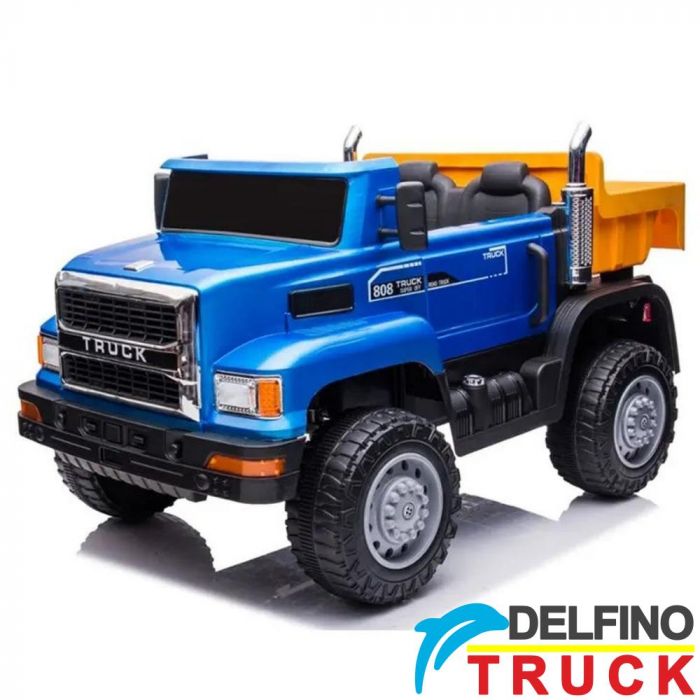 Kamion kiper na akumulator za decu Delfino Truck 6199 4x4 Plavi