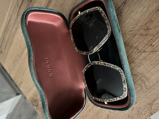 Gucci Gliter Acetate oversize square frame naočare