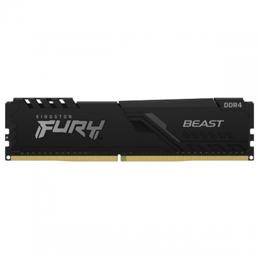Memorija Kingston Fury Beast DDR4 - 8 GB, 3200 MHz, CL16 1.35 V, crna, KF432C16BB/8